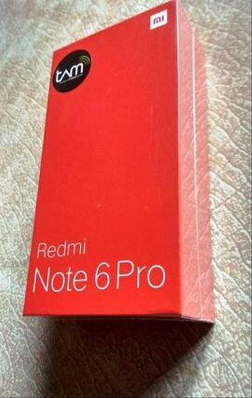 Новый Xiaomi redmi note 6 pro