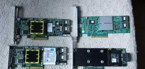 Контроллеры HDD Raid sas SATA pci-ex Adaptec Dell