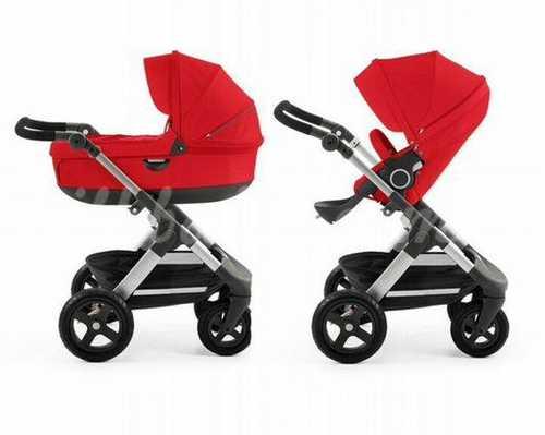 Коляска Stokke Trailz Red 2 в 1