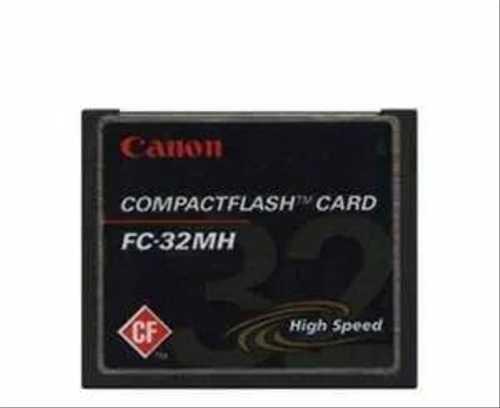Карта памяти CompactFlash Canon FC-32MH High Speed
