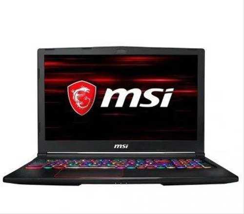 Новый игровой ноутбук MSI GE63 9SF