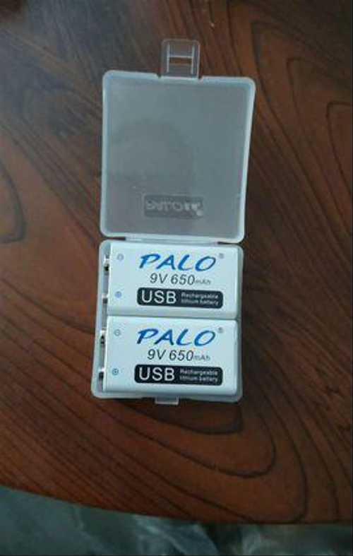 Аккумулятор крона 9v с USB