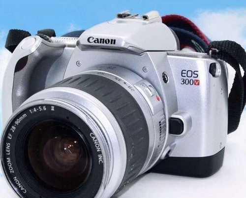 Зеркальный фотоаппарат canon EOS 300V. Плёночный ф