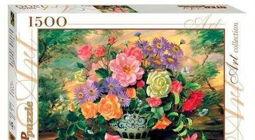 Пазлы 83019 "Цветы в вазе" 1500эл