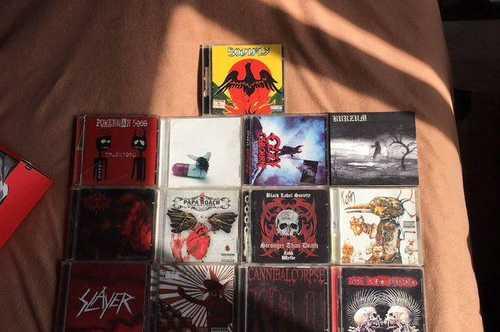 CD Soulfly, Korn,Slayer, cannibal corpse