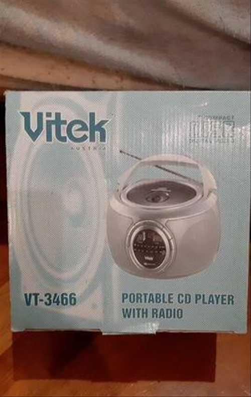 Портативный CD плеер Vitek-3466