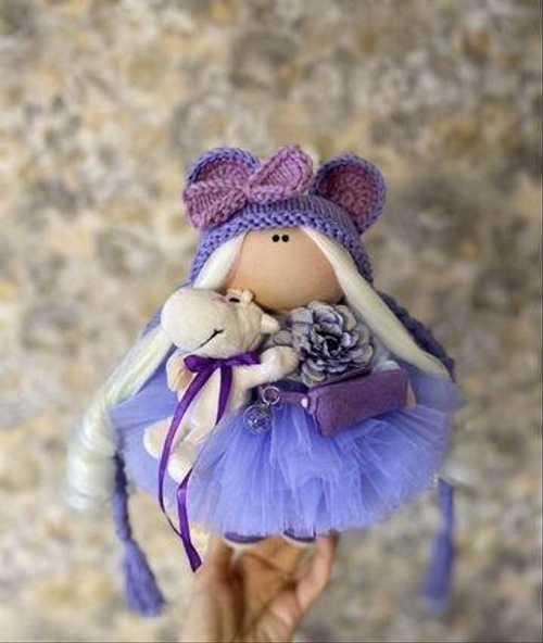 Интерьерная кукла текстильная ручная работа