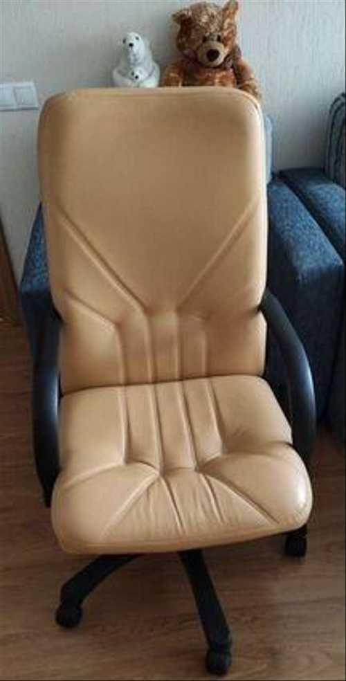 Кресло кожаное Эльба-мебель