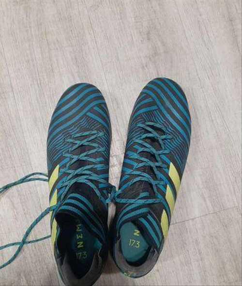 Футбольные кроссовки шипованные adidas nemesis