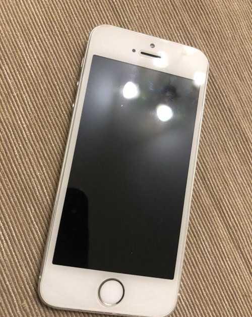 Телефон iPhone 5S silver 32G