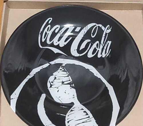 Тарелка coca-cola очки