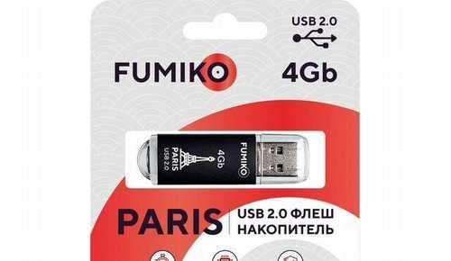 Флешка fumiko paris 4GB черная USB 2.0