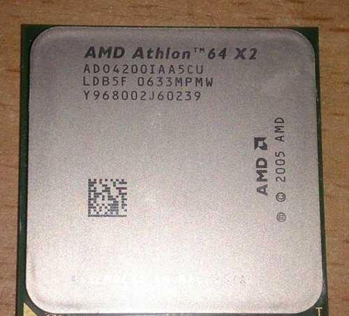 Amd athlon x2 сокет. Атлон x2 4200. Athlon x2 am2. АМД Атлон 64 х2 4200 2005г. AMD Athlon 4200.