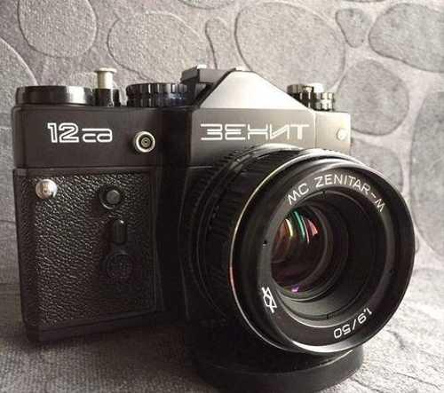 Плёночный фотоаппарат Зенит-12сд/мс Зенитар-М, 1,9