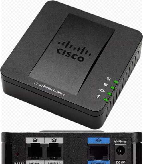 Cisco SPA112 ip шлюз на 2 телефона