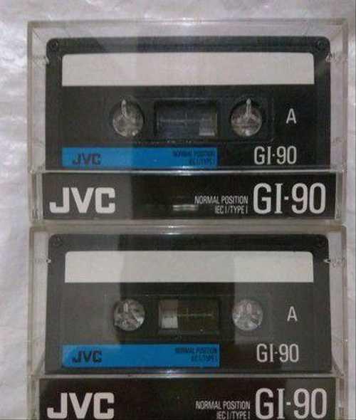 Аудиокассеты JVC, бу, 2 шт
