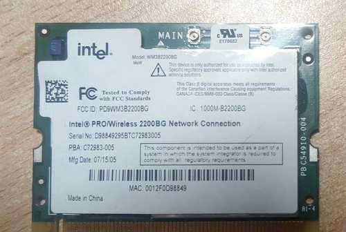 Wi-Fi модуль от ноутбука Intel PRO/Wireless 2200G