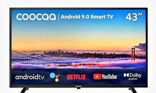 Телевизор Coocaa 43s3g smart TV android 9