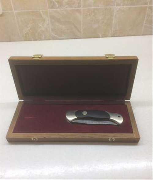 Нож boker Scout Ebony Damascus