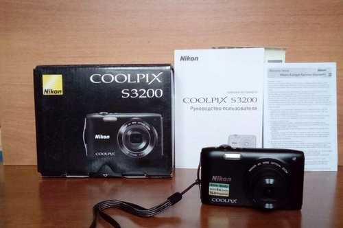 Фотокамера nikon coolpix S 3200
