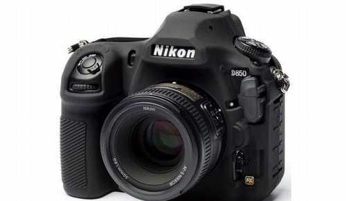Силиконовый чехол easyCover для Nikon D850, черный