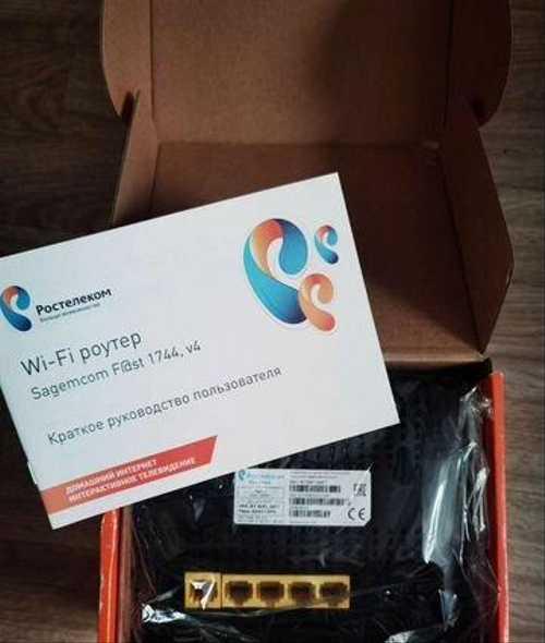 Wifi роутер sagemcom fst 1744, v4