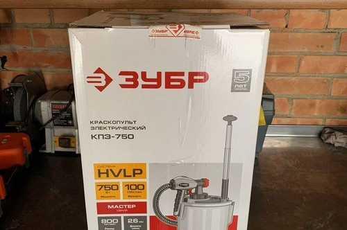 Краскопульт электрический зубр кпэ-750 новый