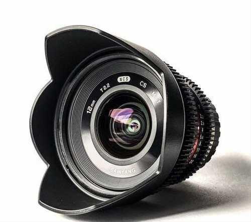 Samyang MF 12mm T2.2 Cine NCS CS Micro 4/3