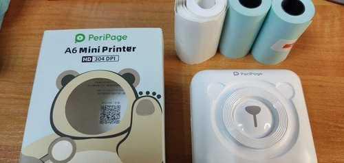 PeriPage A6 Mini Printer HD304DPI