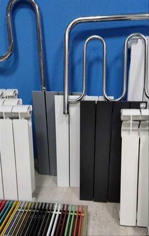 Радиатор биметаллический вертикальный алюминиевый