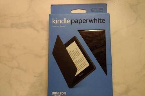 Обложка для Amazon Kindle Paperwhite 2018 кожаная