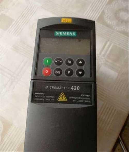 Частотный преобразователь Siemens micromaster 420