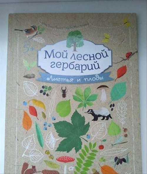 Детская книга "Мой лесной гербарий". А. Белли Т. С