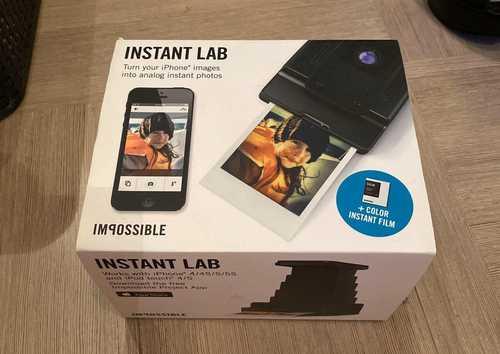 Instant lab impossible принтер для печати с телефо