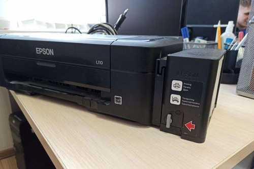 Как установить принтер epson l110 на ноутбук без диска