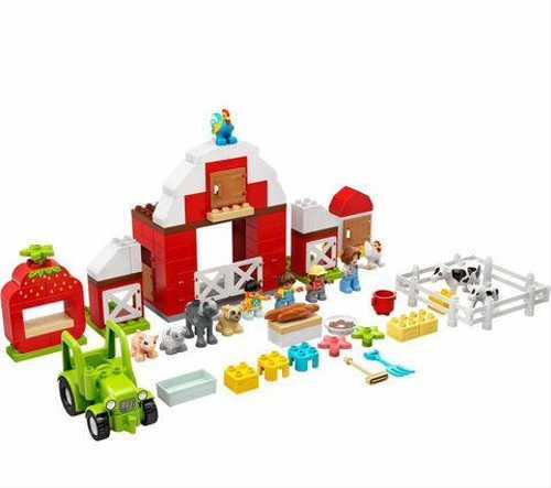 Конструктор Lego Duplo, "Фермерский трактор, домик и животные" (10952)