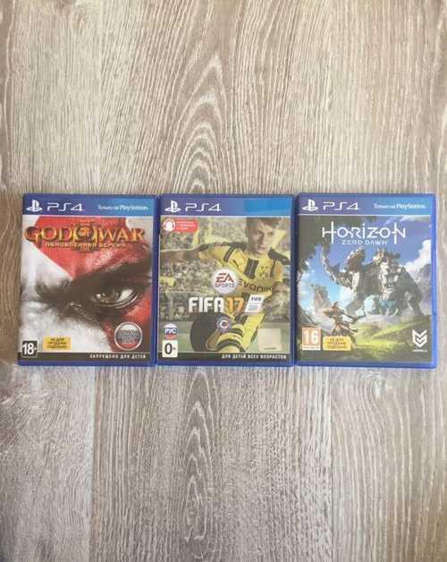 Игры на Ps4. GOD OF WAR. fifa17