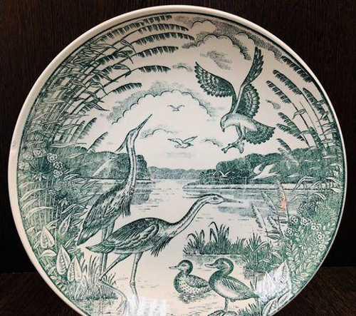 Декоративная тарелка Птицы зик