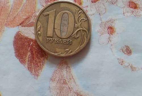 Редкая пазновидность монеты 2010 года спмд