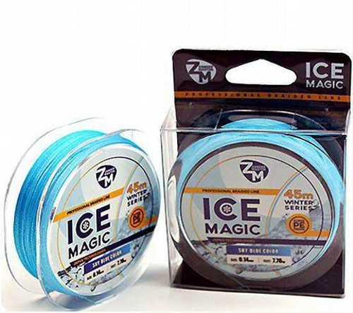 Плетенка зимняя ZM ICE Magic Lite Blue 45м 0,24мм