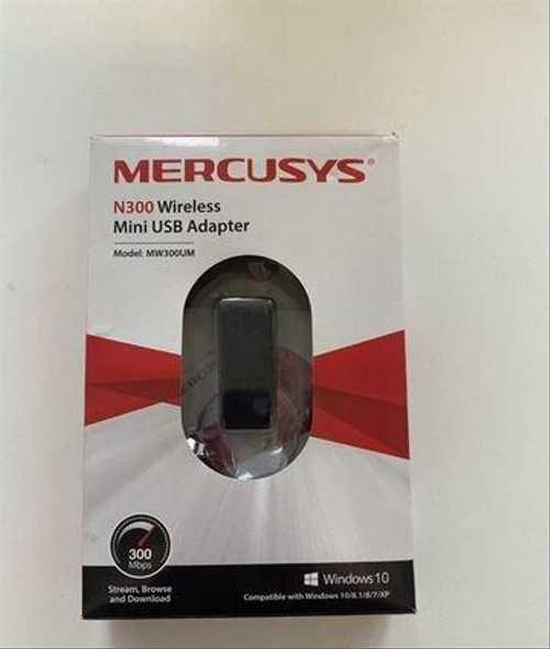 Сетевой мини Wi-Fi USB-адаптер Mercusys