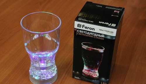Светодиодный бокал - светильник Feron (новый)