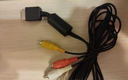 Композитный кабель AV Sony для Ps1 Ps2 Ps3