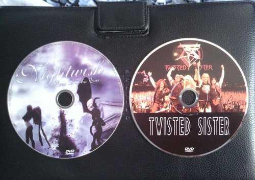 DVD с концертами или клипами тяжёлых рок-групп