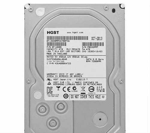 Жесткие диски hdd hgst 4tb