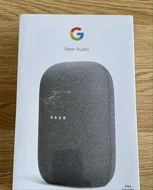 Google Nest Audio (Charcoal), новый
