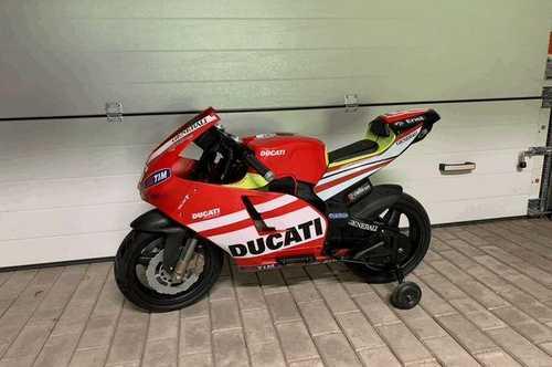 Детский электромобиль мотоцикл Ducati