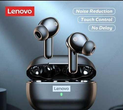 Bluetooth наушники Lenovo LP1S TWS(+ проводные)