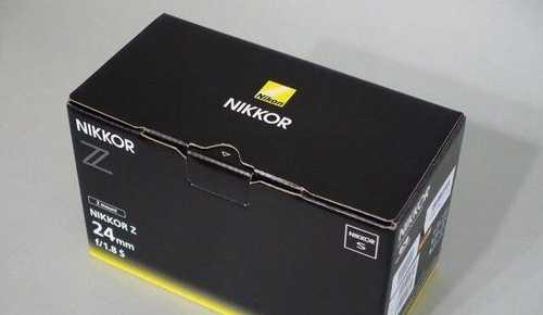 Новый Nikon 24mm f/1.8S Nikkor Z