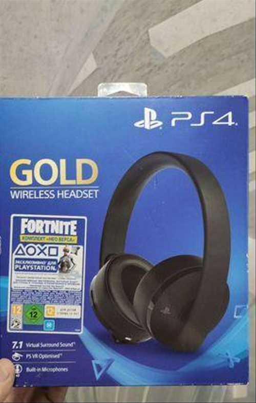 Sony PlayStation наушники gold | Festima.Ru - Мониторинг объявлений